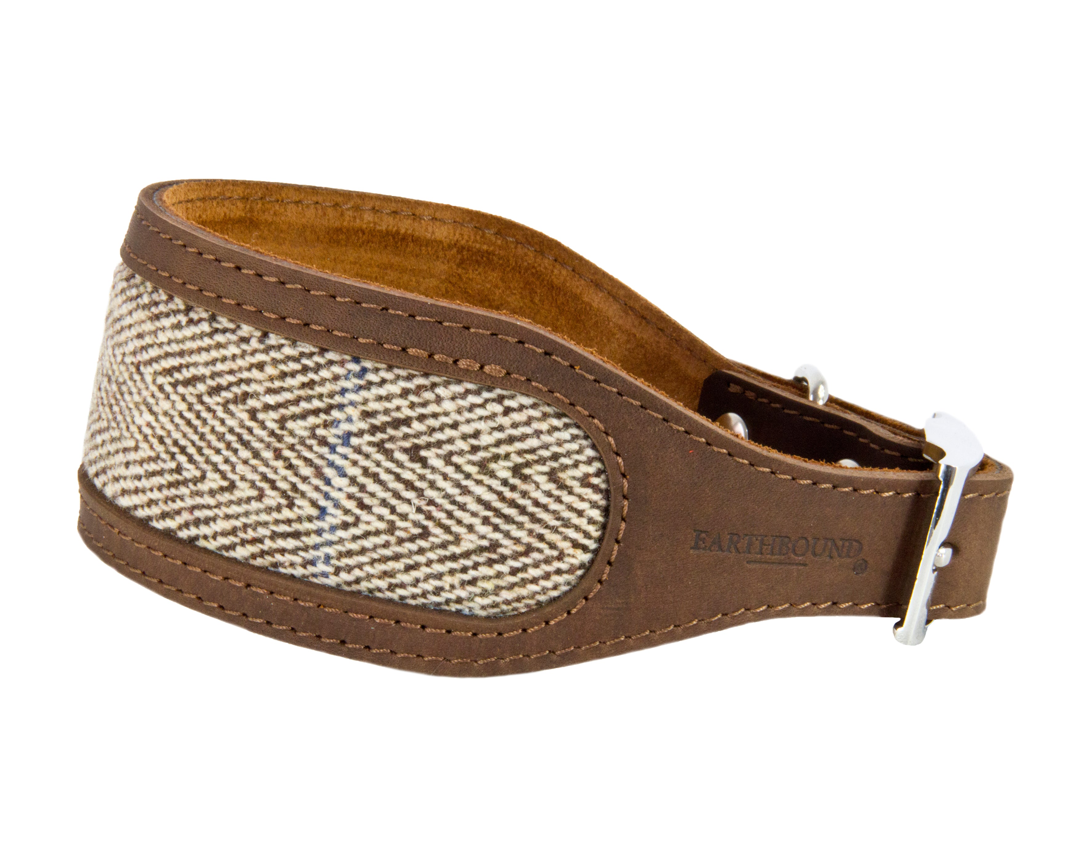 Tweed & Leather Whippet Collars – Earthbound UK